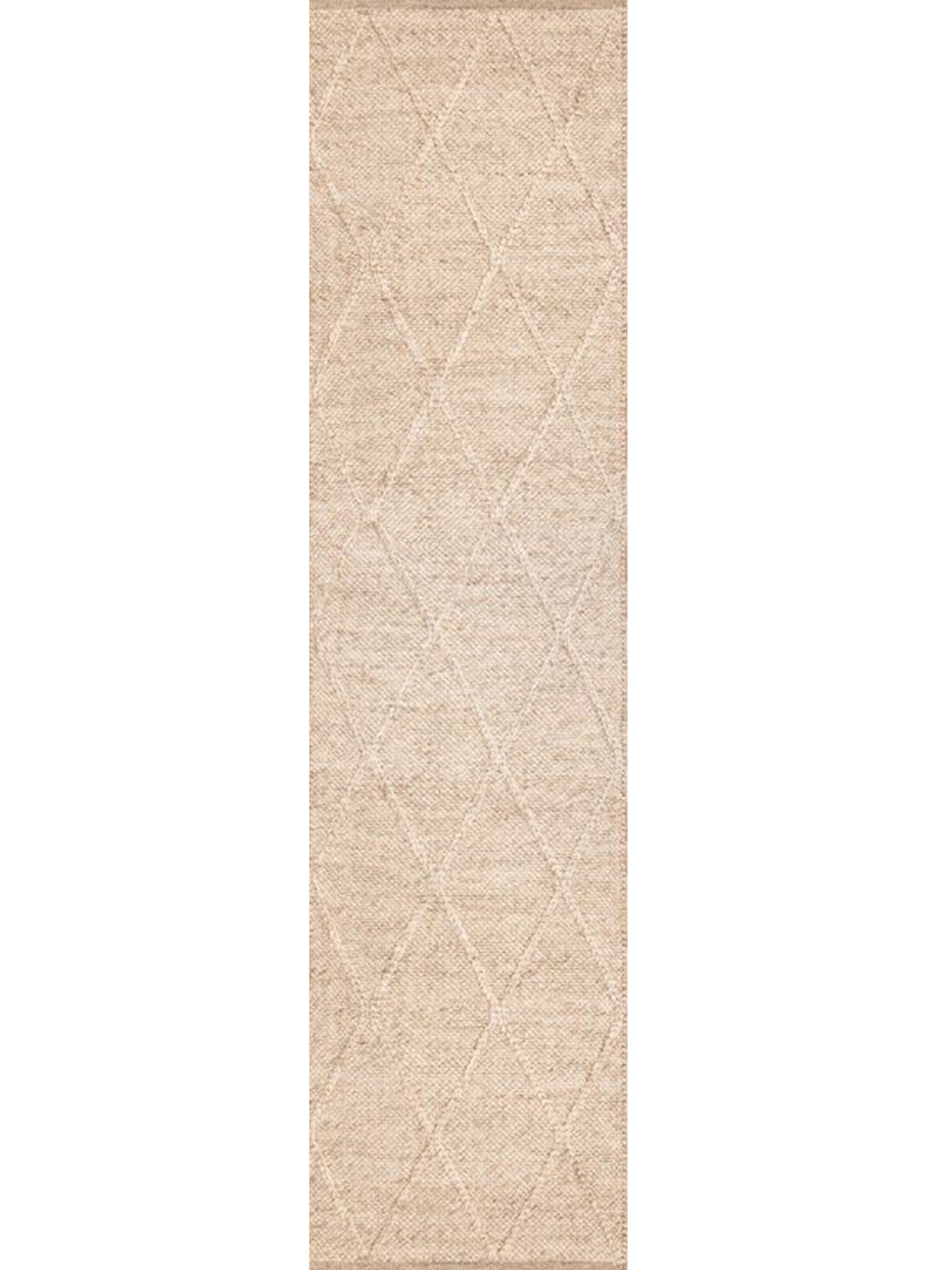 Darcy Diamond Beige Felted Wool Hallway Runner | Best Sellers | The Rug ...