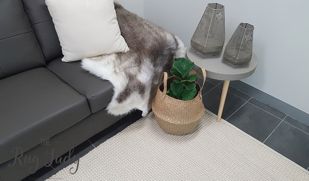 Darcy Natural Off-White Felted Wool Rug – The Rug Lady