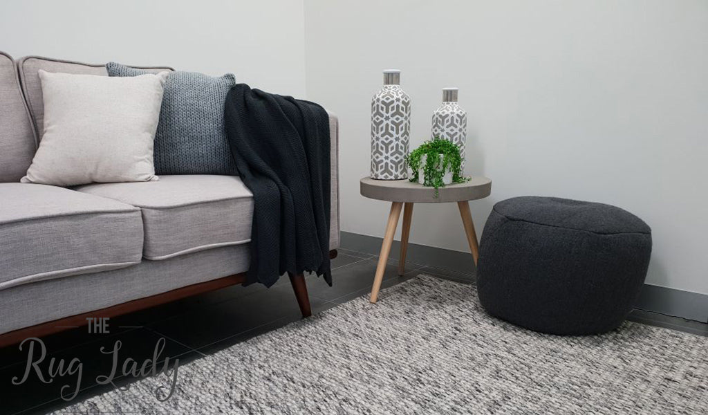 Darcy Grey Felted Wool Rug | Best Sellers | The Rug Lady