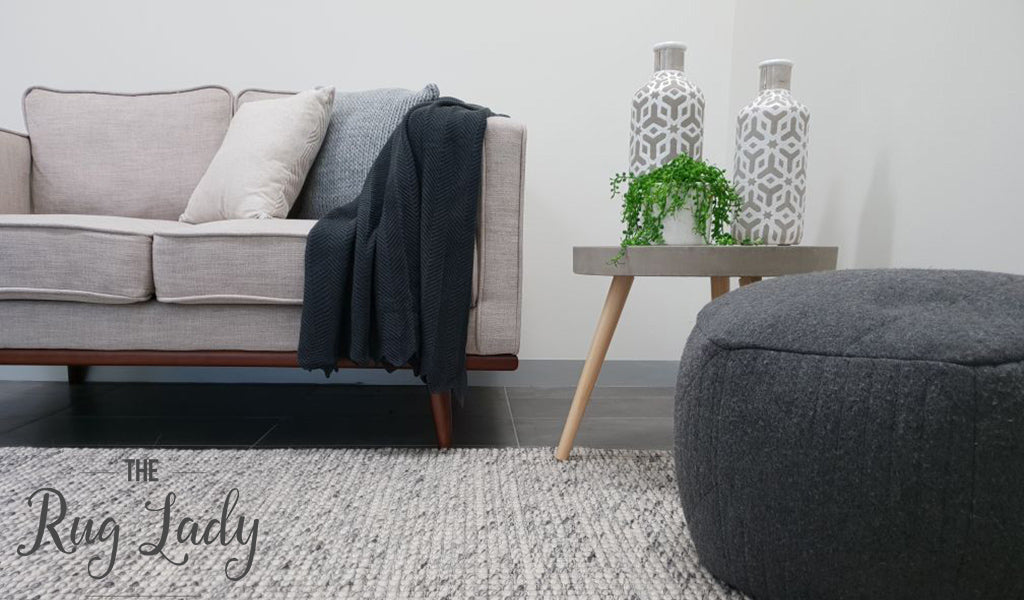 Darcy Grey Felted Wool Rug | Best Sellers | The Rug Lady
