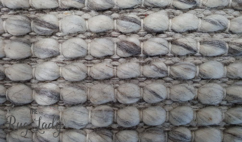 Darcy Light Grey Felted Wool Rug | Best Sellers | The Rug Lady