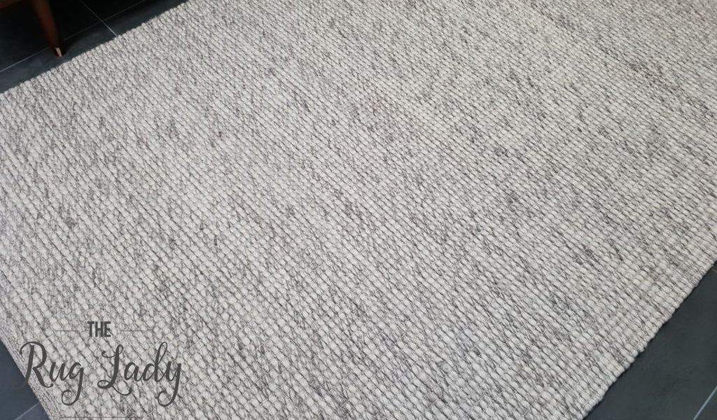 Essence Scandinavian Light Grey Felted Wool Rug | Best Sellers | The ...