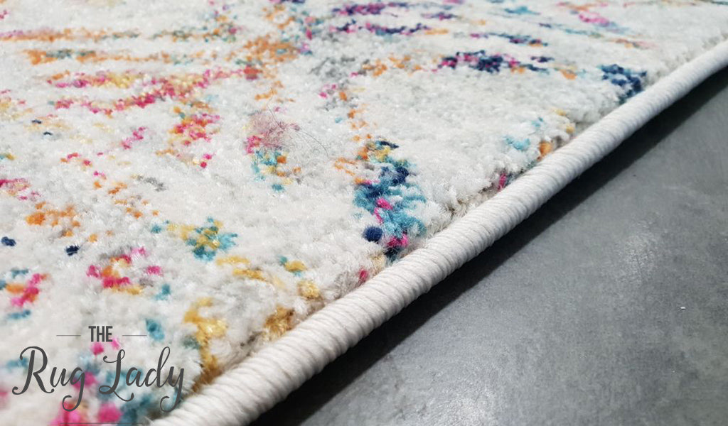 Heaven Multicolour Tribal Geometric Diamond Rug – The Rug Lady