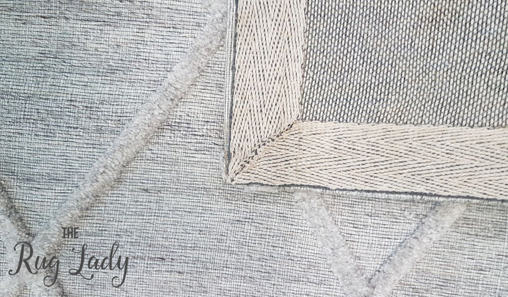 Visage Silver Grey Diamond Pattern Rug – The Rug Lady