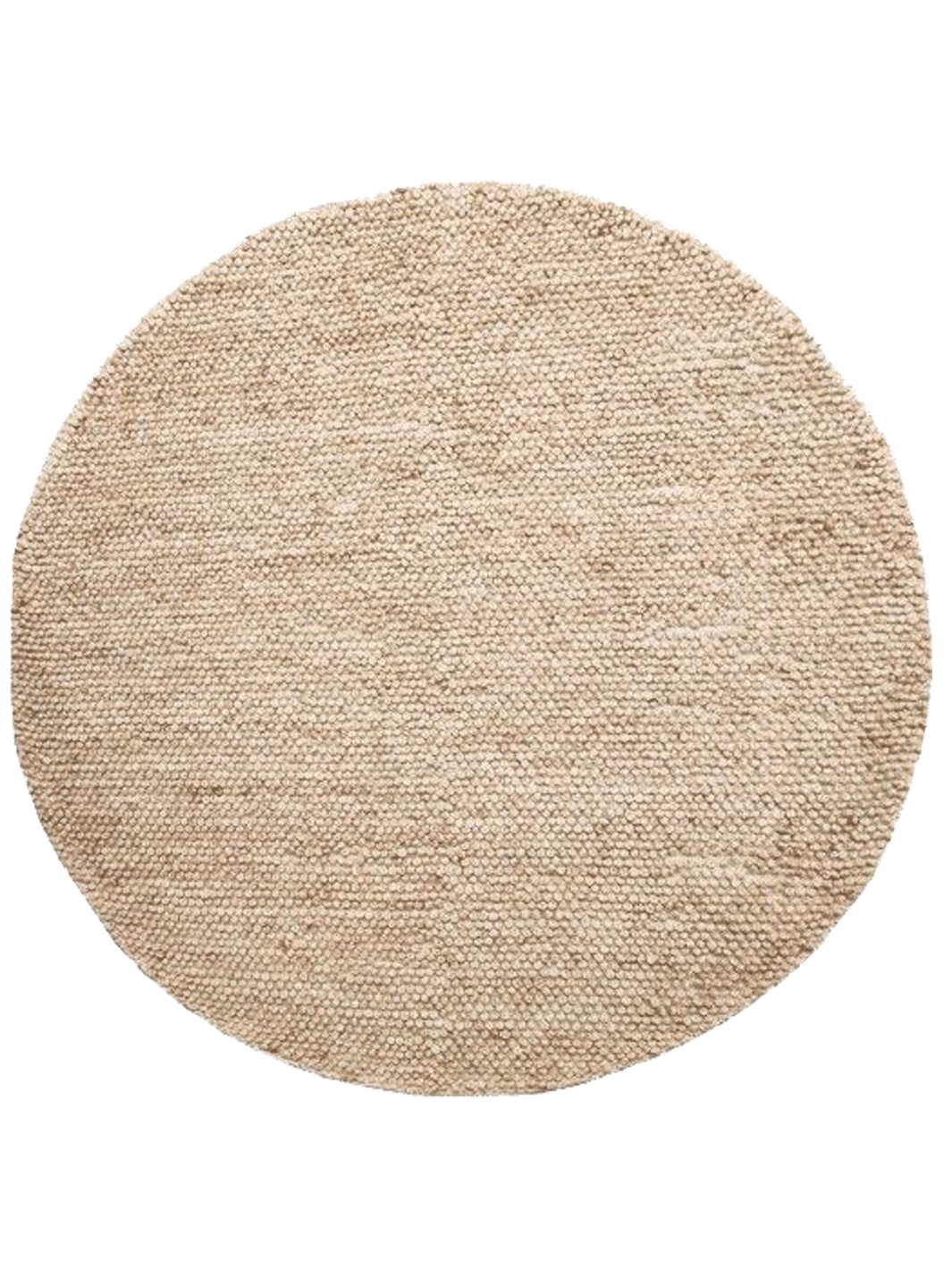 Avani Beige Loop Round Rug – The Rug Lady